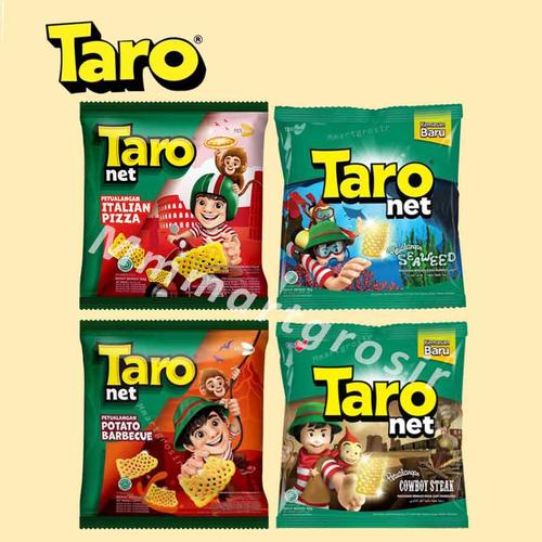 Promo TARO NET SNACK SEAWEED RASA RUMPUT LAUT 36g - PotatoBBQ 32g ...