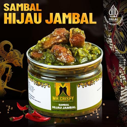 Jual Makanan Instant Sambal Hijau Jambal Mr. Crispy Kemasan Isi 120gram ...