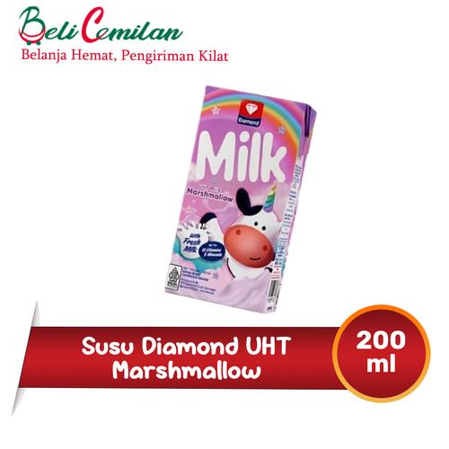 Jual Susu UHT Diamond 200ml Coklat/ Fullcream/ Strawberry | 1 Karton ...