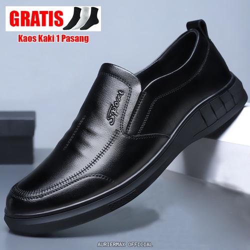 Jual Sepatu Formal Pria Spatu Slip On Kulit Kerja Kantor Office Pormal ...