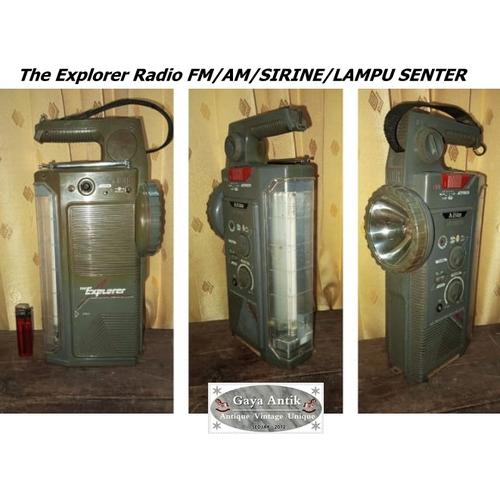 Jual Vintage The Explorer Radio FM/AM/SIRINE/LAMPU SENTER - Kota ...