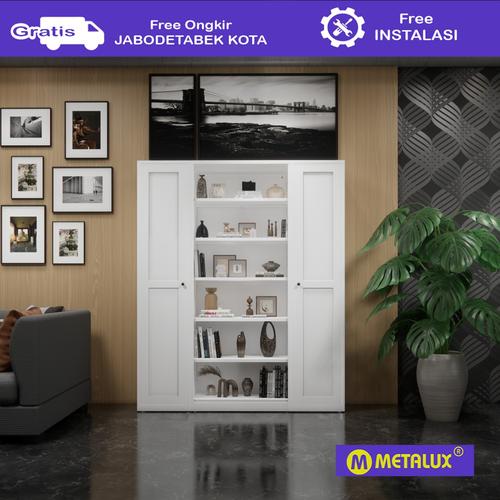 Promo METALUX TATSUNO - Lemari Pajangan Besi Set | Steel Rack Display ...