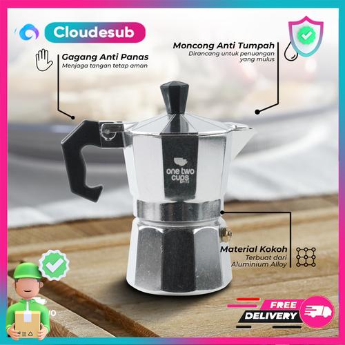 Jual Moka Pot / Mokapot / Moca pot Teko FIlter Espresso Coffee Maker ...