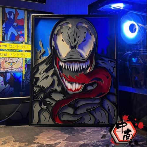 Jual Poster 3D Multilayer Marvel Venom - Jakarta Barat - Yellow Toys ...