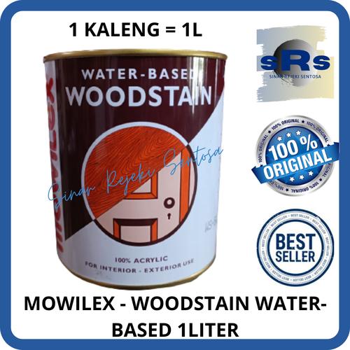 Jual MOWILEX - WOODSTAIN WATERBASED/CAT POLITUR KAYU 1 LITER - OAK 300 ...