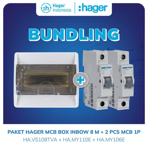 Promo Hager Paket MCB Box 8 Group Outbow 2 MCB 1P 6A 10A - Jakarta ...