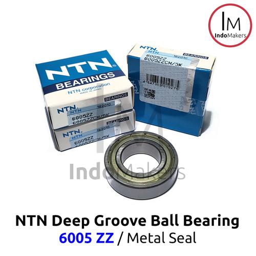 Jual Deep Groove Ball Bearing 6005ZZ Metal Seal - As 25mm NTN Japan ...