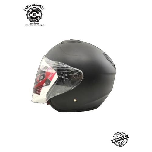 Jual HELM EXXO KYOTO SOLID HITAM DOFF DOFF HALF FACE SNI DEWASA - Kab ...