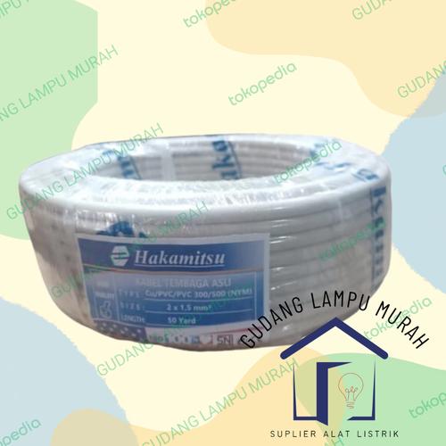 Jual Kabel NYM 2x1.5 Hakamitsu 50 Yard SNI Kabel Listrik SNI Kabel ...