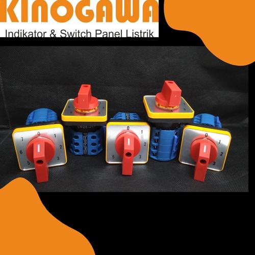 Jual Selector Switch 20Ampere Cam Switch 3 4 5 6 7 Posisi - 0-7 (4Pole ...