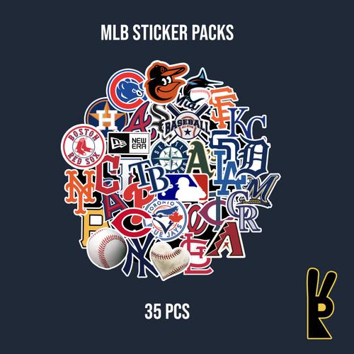 Jual MLB Sticker Pack 35Pcs | Stiker Laptop Helm Instrumen Koper - Kota ...