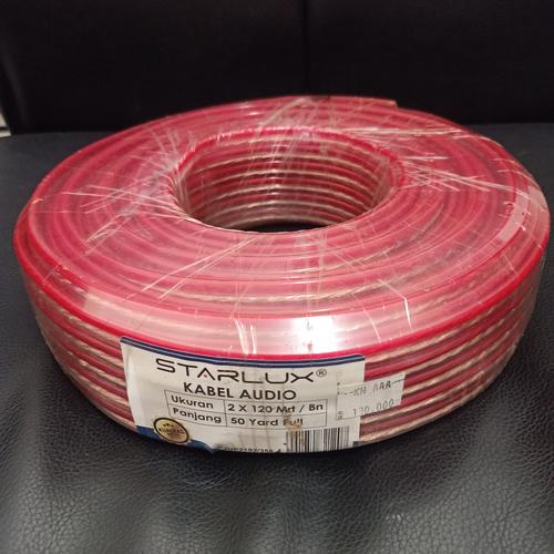 Jual STARLUX kabel listrik transparan size 2 x 120 ,panjang 50 yard ...
