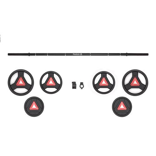 Promo REEBOK WEIGHT PUMP SET BARBELL / BARBEL SET 20kg / DUMBBELL ...