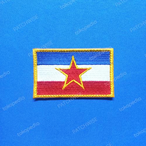 Jual Yugoslavia flag patch bordir bendera Yugoslavia - Clean - Kab. Karanganyar - PATCHWISE ...