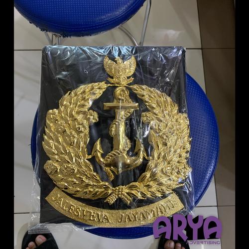 Jual Plat kuningan logo TNI ANGKATAN LAUT ukuran 22cm - Jakarta Pusat ...