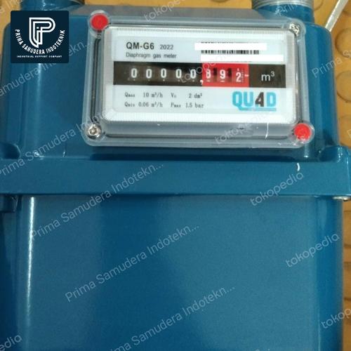 Jual Diaphragm Gas Meter QU4D QM-G6 / Meteran Gas QUAD + Tera - Jakarta ...