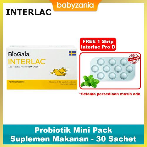 Jual Interlac BioGaia Suplemen Makanan - 30 Sachet - Jakarta Utara ...