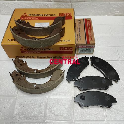 Jual KAMPAS REM DEPAN BELAKANG BRAKE PAD BRAKE SHOE XPANDER ORIGINAL ...