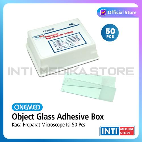 Promo ONEMED - Object Glass Adhesive OneLab BOX | Kaca Preparat ...