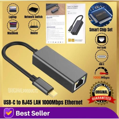 Jual Ugreen Gigabit type C to Lan KE RJ45 Ethernet 1000mbps Network ...