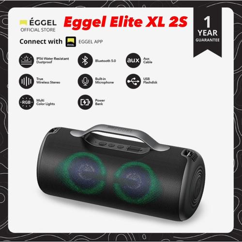 Jual Eggel Elite XL 2S Bluetooth Speaker RGB Light Water Resistant IP56 ...