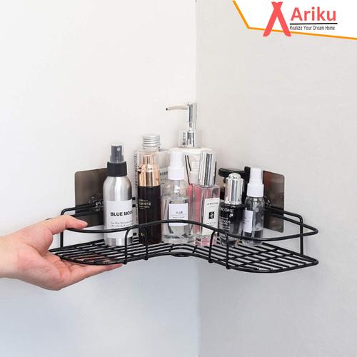 Jual Rak Sudut Wadah Sabun Tempel Dinding Kamar Mandi Rak Siku Segitiga ...