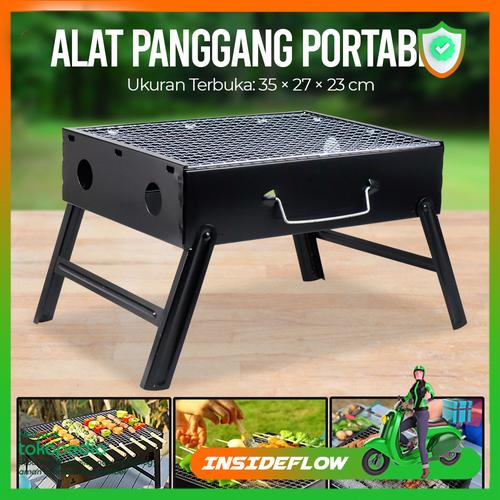 Jual Alat Panggang Tungku Arang Bakar BBQ Portable Barbeque Outdoor ...