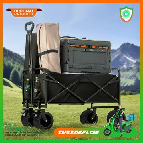 Jual Troli Gerobak Dorong Boot Camp Trolley Oxford Portable Lipat ...
