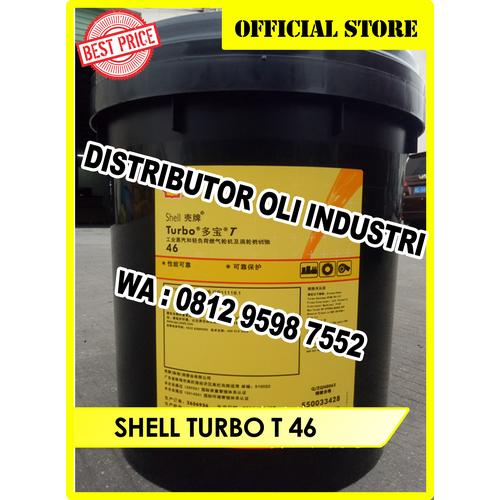 Jual SHELL TURBO T 46 ( Turbin dan Compressor Oil ) - Kota Tangerang ...