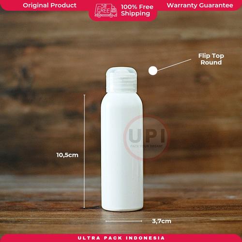 Promo BOTOL PET BR 100ML PUTIH & FLIP TOP KOREA [ BOTOL FLIPTOP KOSONG ...