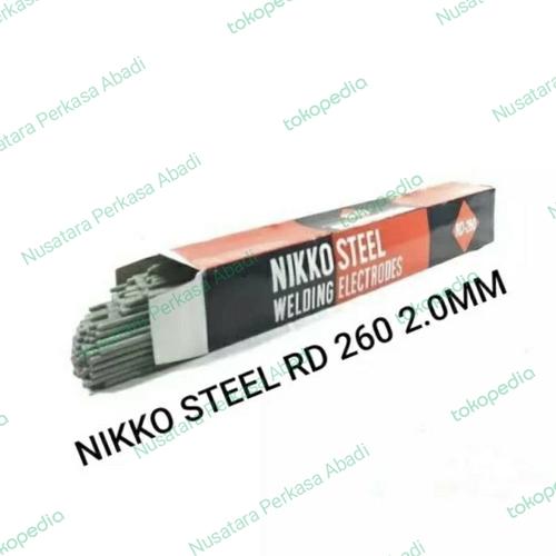 Jual NIKKO STEEL Kawat Las RD260 RD-260 2mm X 300mm - 2MM 1KG - Kota ...