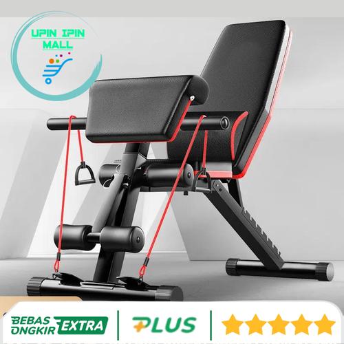 Jual Alat Sit Up Bench Multifungsi Dumbbell Bench Adjustable Fitness ...