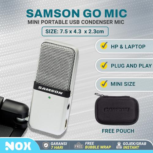 Jual Samson GO MIC USB microphone mic condenser live streaming webcam ...