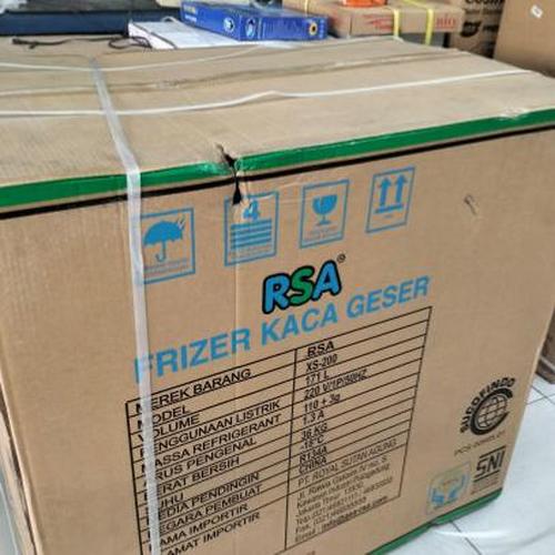Jual ANS RSA CHEST FREEZER SLIDING FLAT GLASS XS200 XS-200 XS 200 171 ...