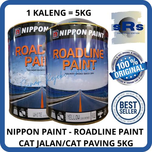 Jual NIPPON PAINT - ROADLINE PAINT/CAT MARKA JALAN/CAT PAVING 5KG ...