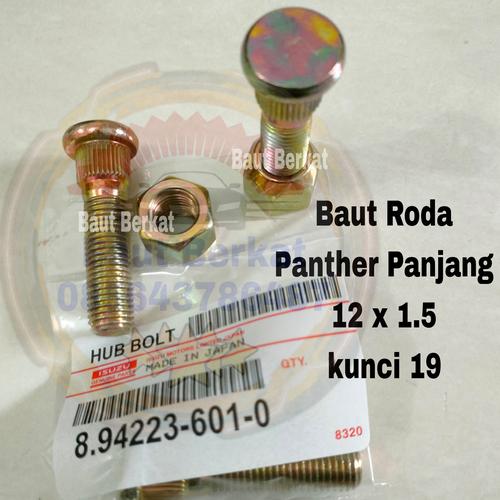 Jual baut roda panther panjang baut mur roda panther panjang panther ...