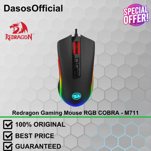 Jual Redragon Gaming Mouse RGB COBRA - M711 Premium gaming mouse ...