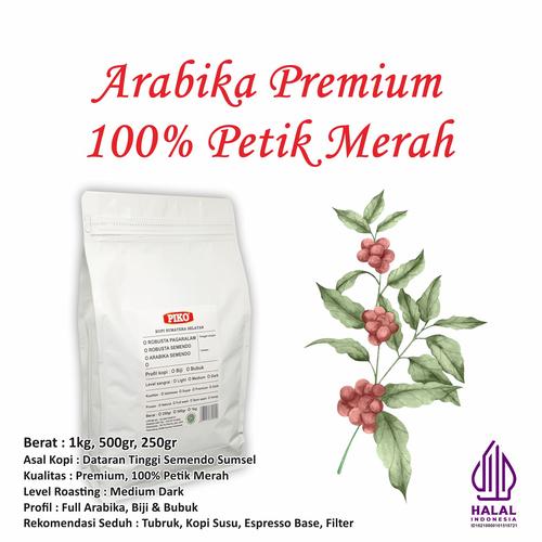 Jual Biji Kopi Bubuk Arabika Premium Petik Merah Semendo Espresso ...