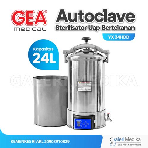 Jual Autoclave GEA YX-24HDD Pressure Steam Sterilizer- Autoclaf Basah ...