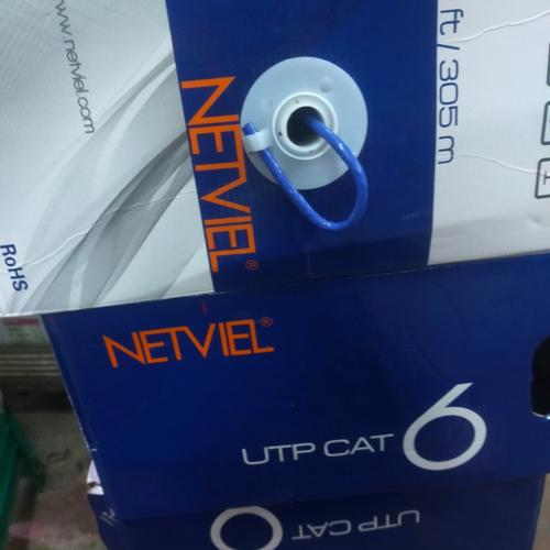 Jual Netviel kabel Lan utp Cat6 / Cat 6 Blue - UTP-PVC-06 - Jakarta ...