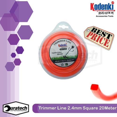Jual Tali senar mesin rumput 2,4mm 20 meter model kotak / Kodenki grass ...
