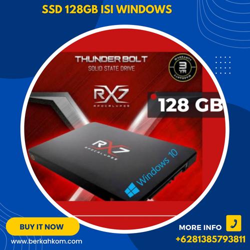 Jual SSD RX7 128Gb isi Windows Tinggal Pasang - 7 32 Bit Mbr - Kab ...