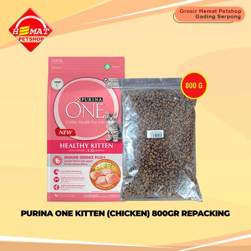 Jual Purina One Makanan Anak Kucing Cat Food Kitten Chicken 800 Gram ...