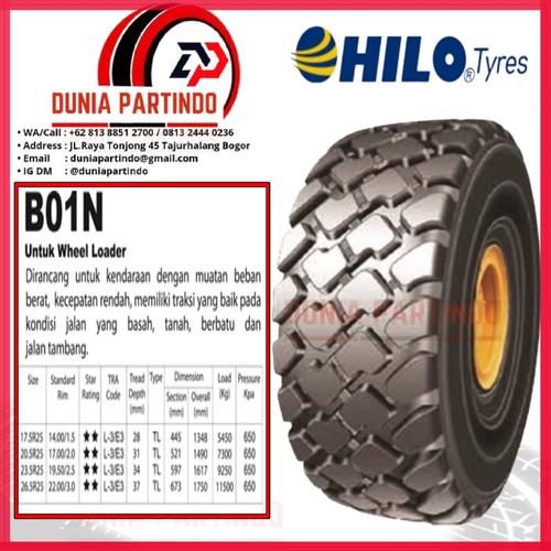 Jual Ban OTR Wheel Loader HILO BN01N UK. 23.5R25 E3/L3 ** Chat Info ...
