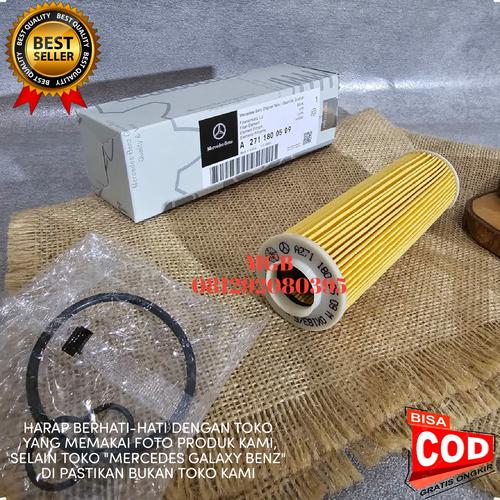 Jual A2711800509 FILTER OLI MERCEDESM271 W203 W204 W211 W212 KOMPRESSOR ...
