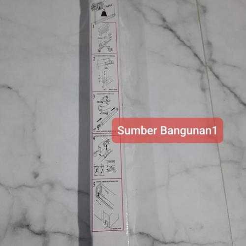 Jual Rel Pintu Geser J3 180Cm Sliding 180 Cm Pintu Kayu Gantung Roda ...