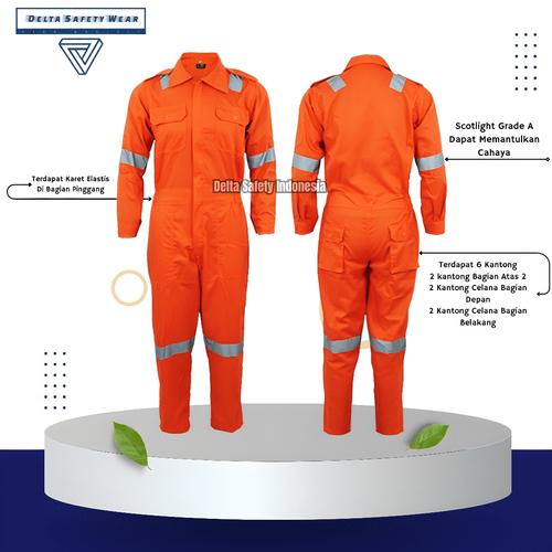 Jual Baju Setelan Wearpack Delta Safety Wear / Setelan Seragam Proyek ...