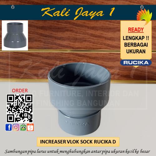 Jual Rucika Increaser Vlock Sock D-IN / Sambungan Pipa Kecil ke Besar ...