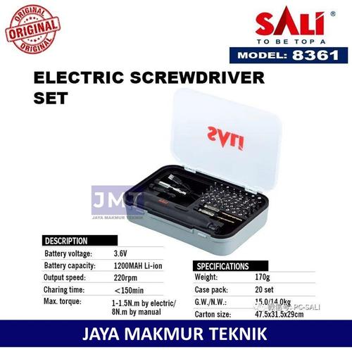 Jual Cordless Electric Screwdriver Obeng Listrik Set 36 Pcs - Jakarta ...