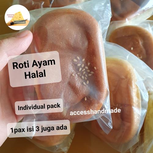Promo Roti Ayam Halal roti jadul BESAR EMPUK chicken pan FRESH baked ...